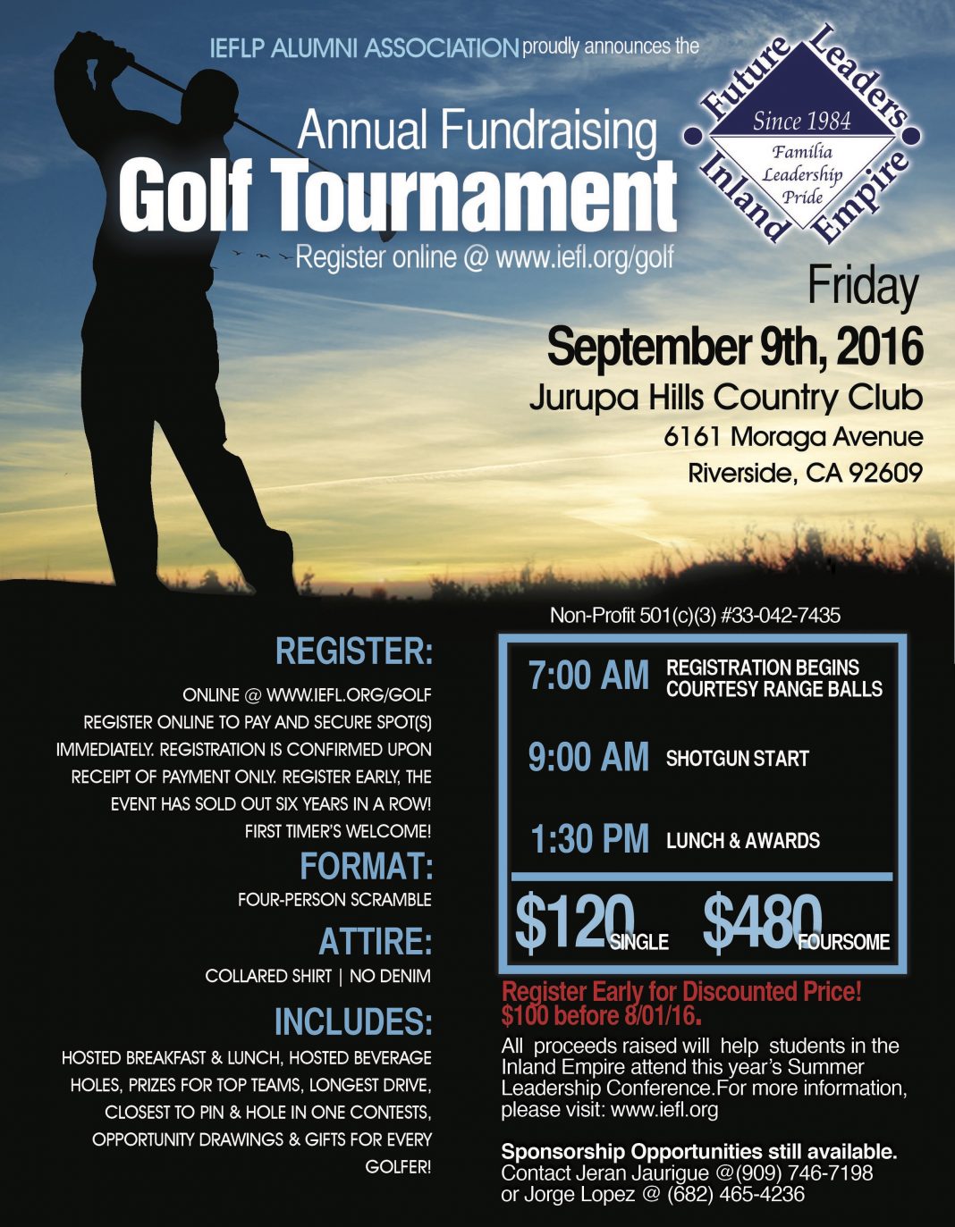 Annual Golf Tournament Fundraiser for Future Leaders - Inland Empire ...