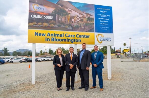 San Bernardino County Leaders Unveil New Animal Care Center Sign in ...