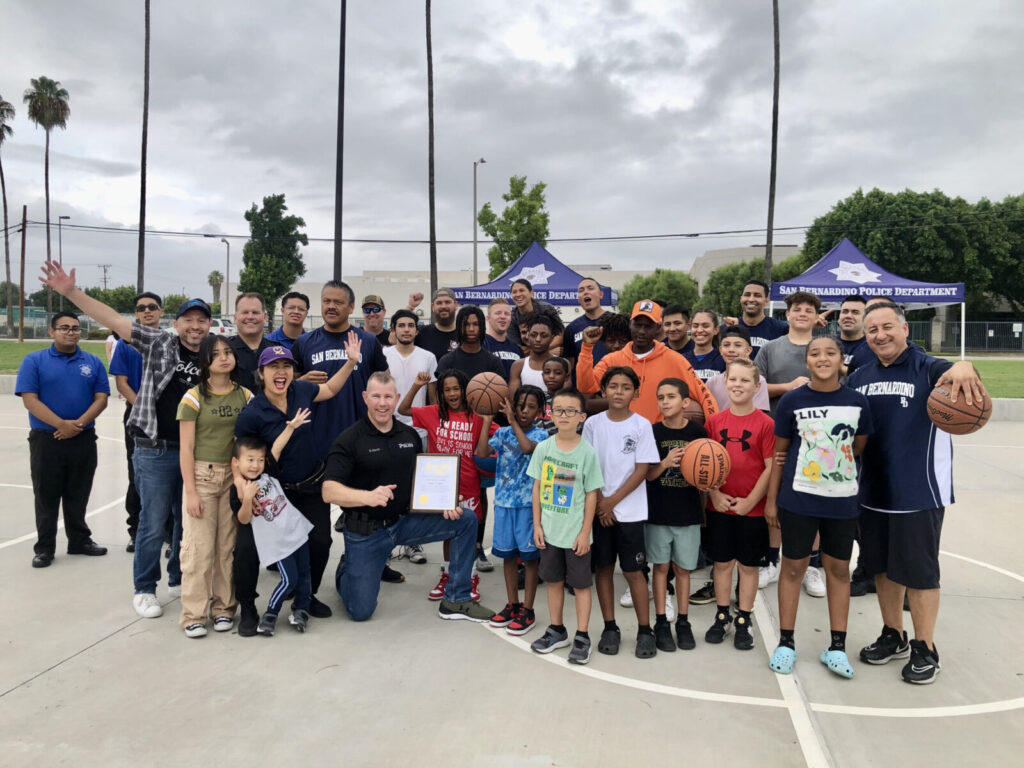 SBPD Engages San Bernardino in "Badges VS Ballers" Basketball Showdown