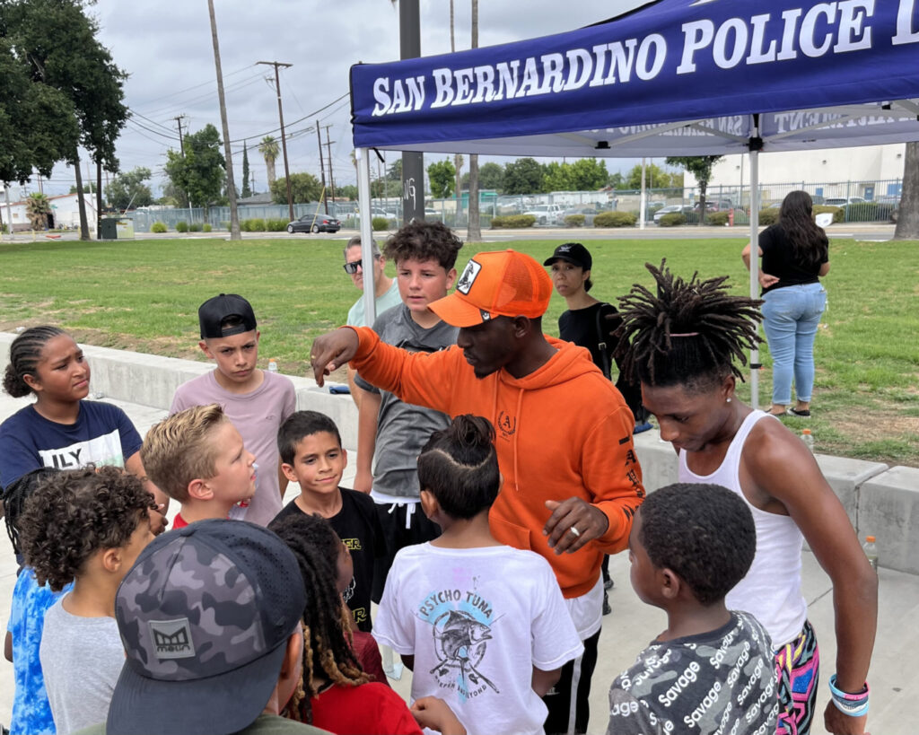 SBPD Engages San Bernardino in "Badges VS Ballers" Basketball Showdown