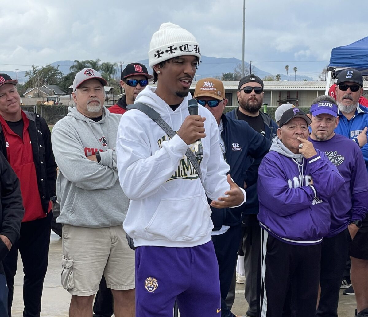 Ken Hubbs Youth Clinic Unites Colton: Jayden Daniels, Dino Ebel Inspire ...