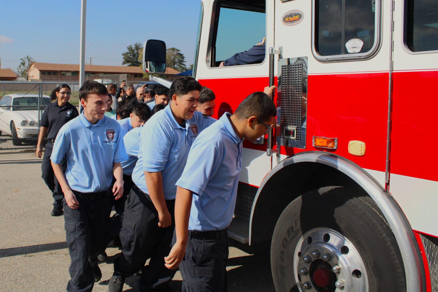 Fontana High Realizes Dream, Welcomes Fire Engine to Campus with ...