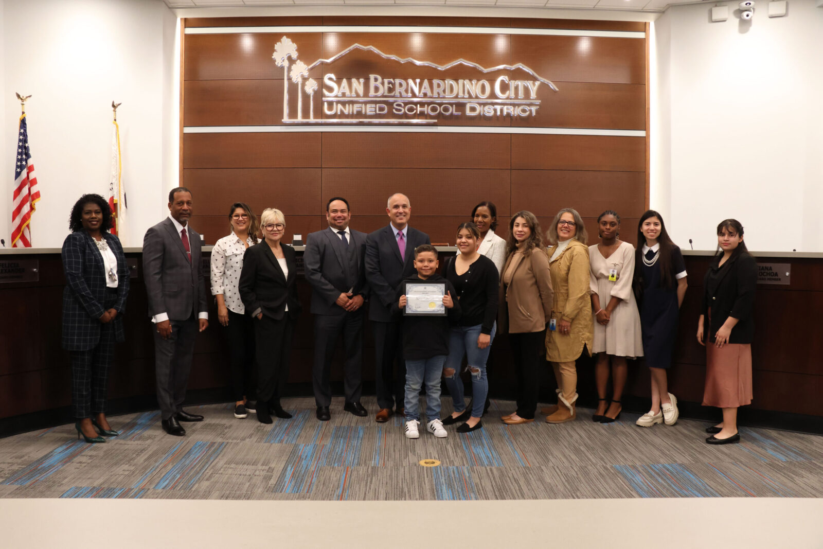 SBCUSD Board of Education Honors Outstanding Individuals