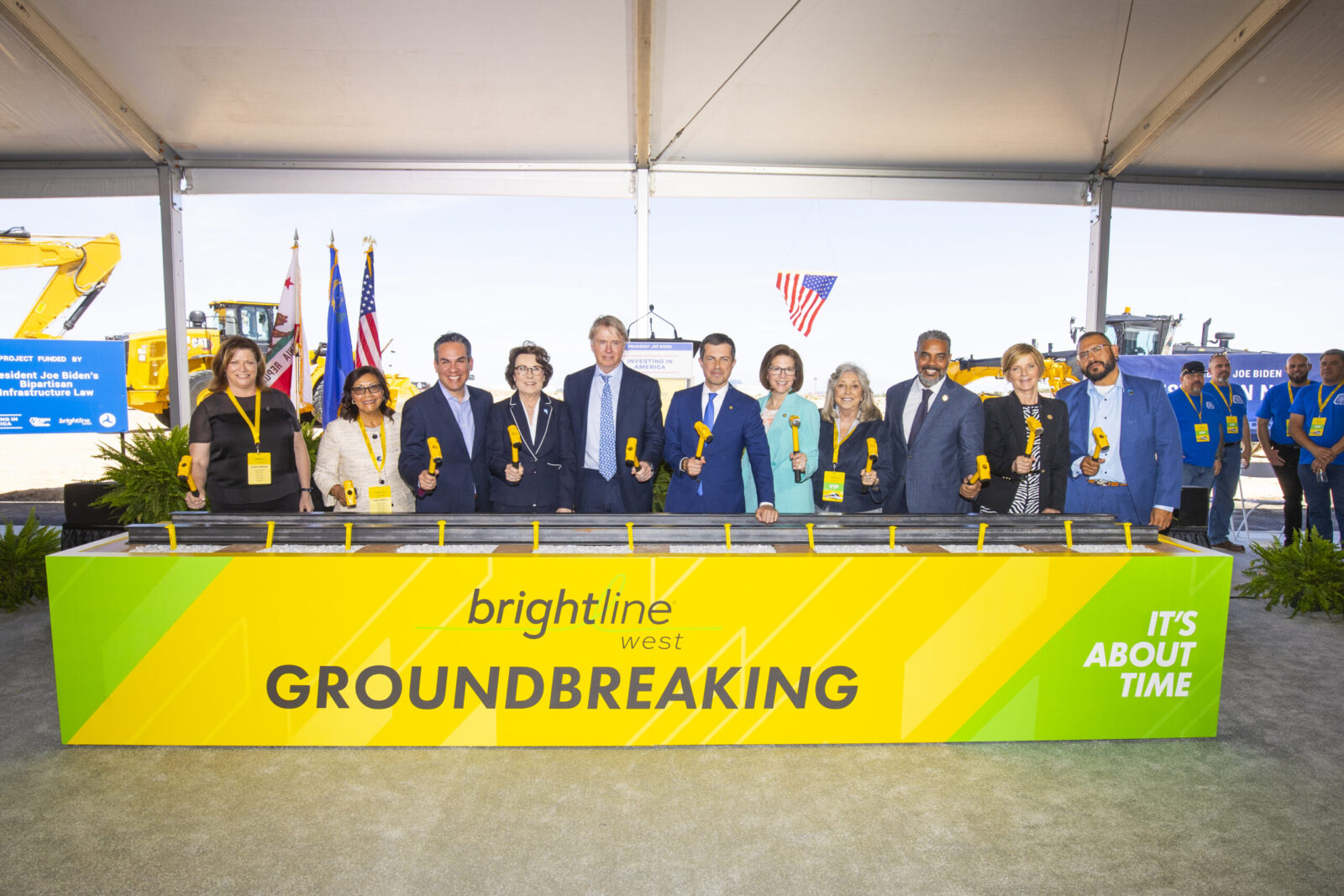 Rep. Aguilar Helps Brightline West Break Ground On America’s First High ...