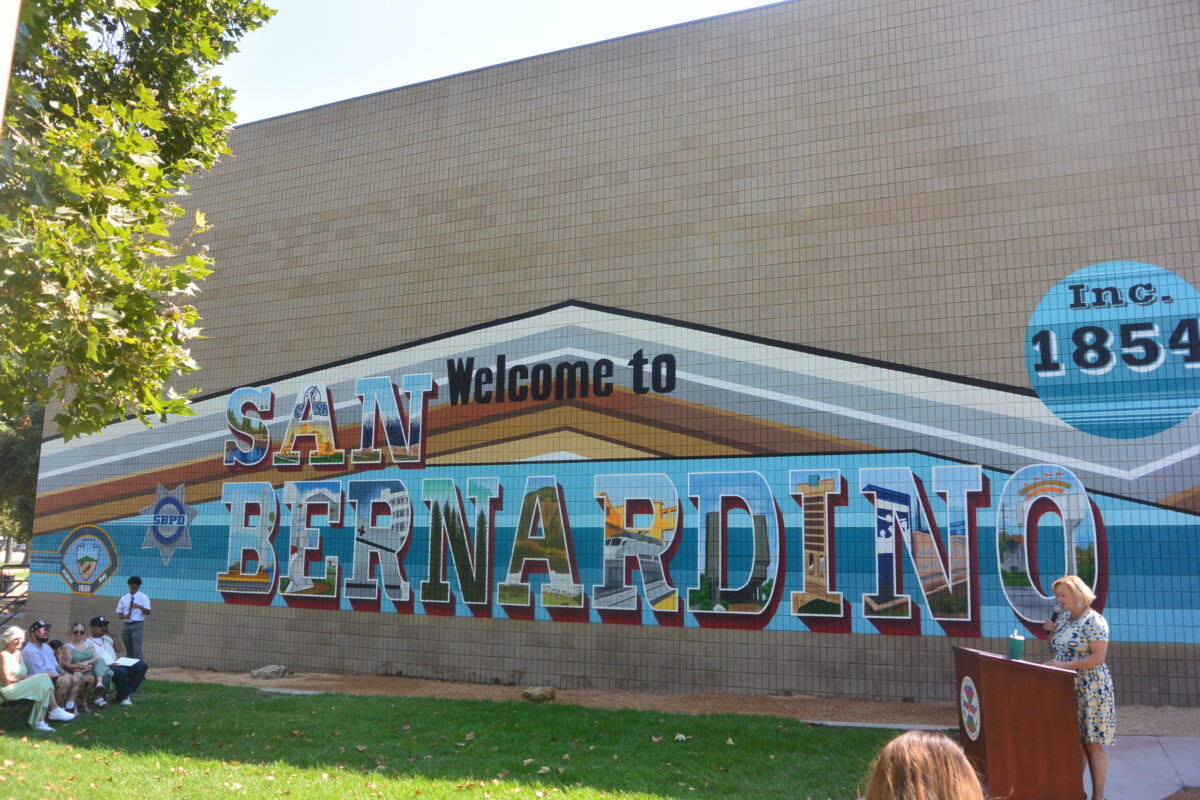 "Welcome to San Bernardino" Mural Unveiled: A 28-Day, 220-Hour ...