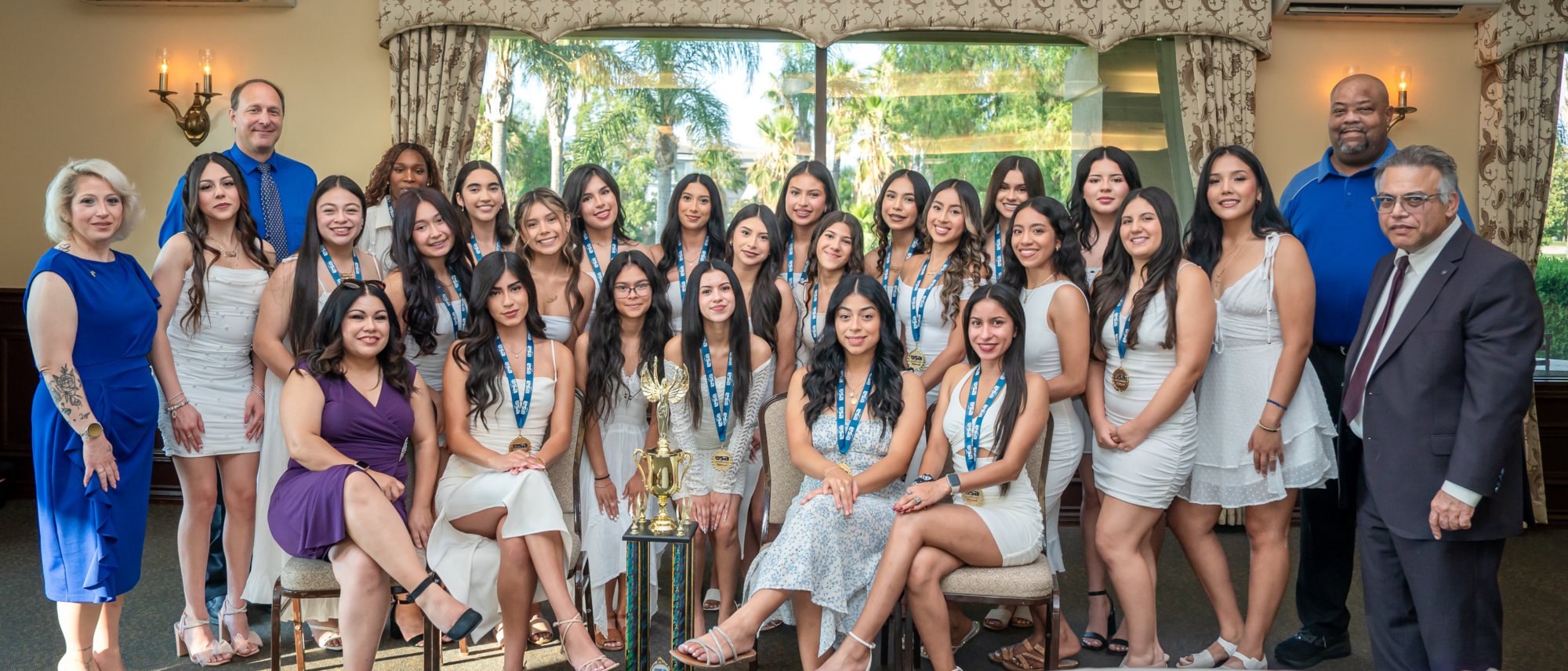 Rialto High School Cheer Squad Celebrates National Title at Ring Ceremony