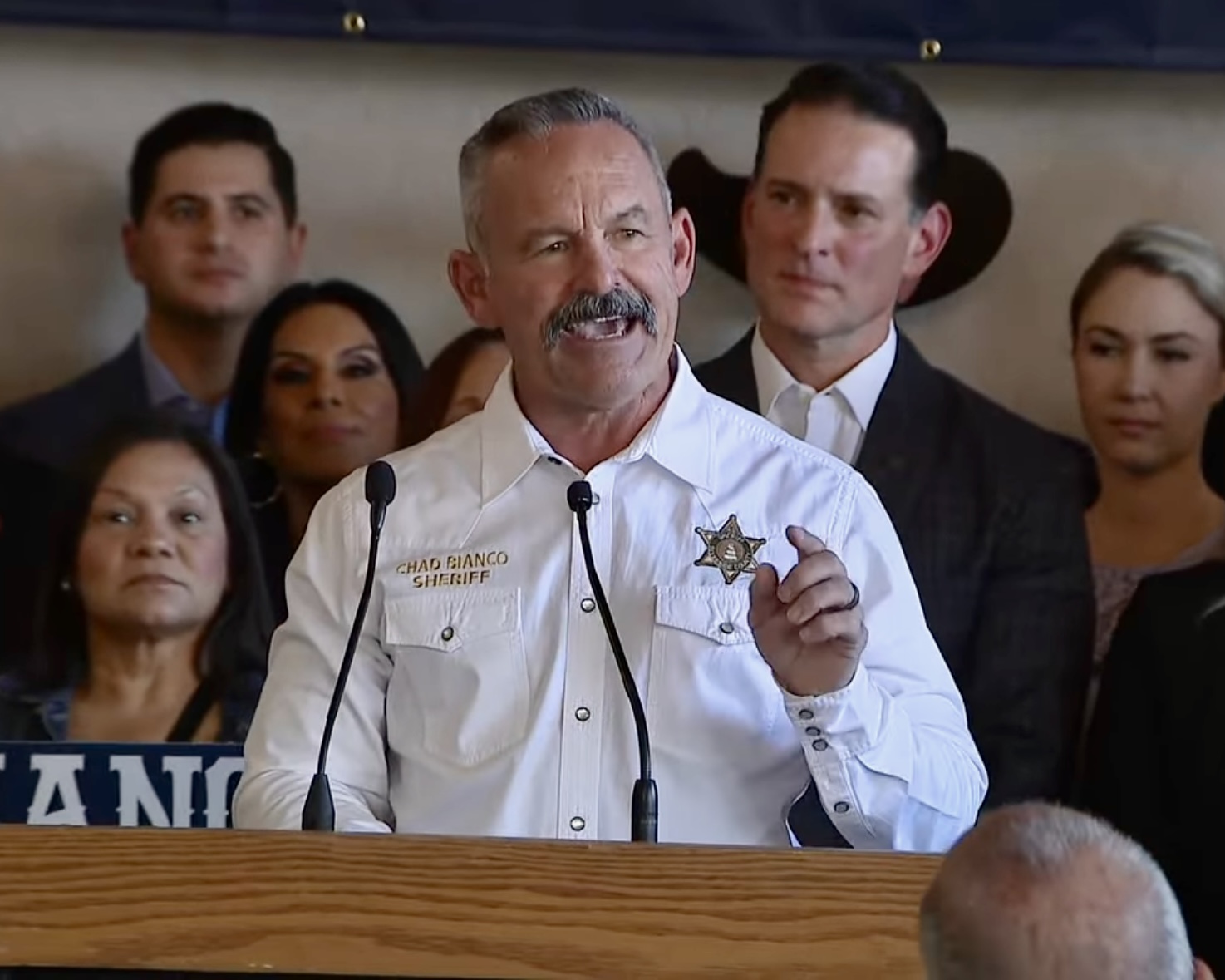 Riverside Sheriff Chad Bianco Launches 2026 Governor Bid–But Will His Ties to Extremists Cost Him?