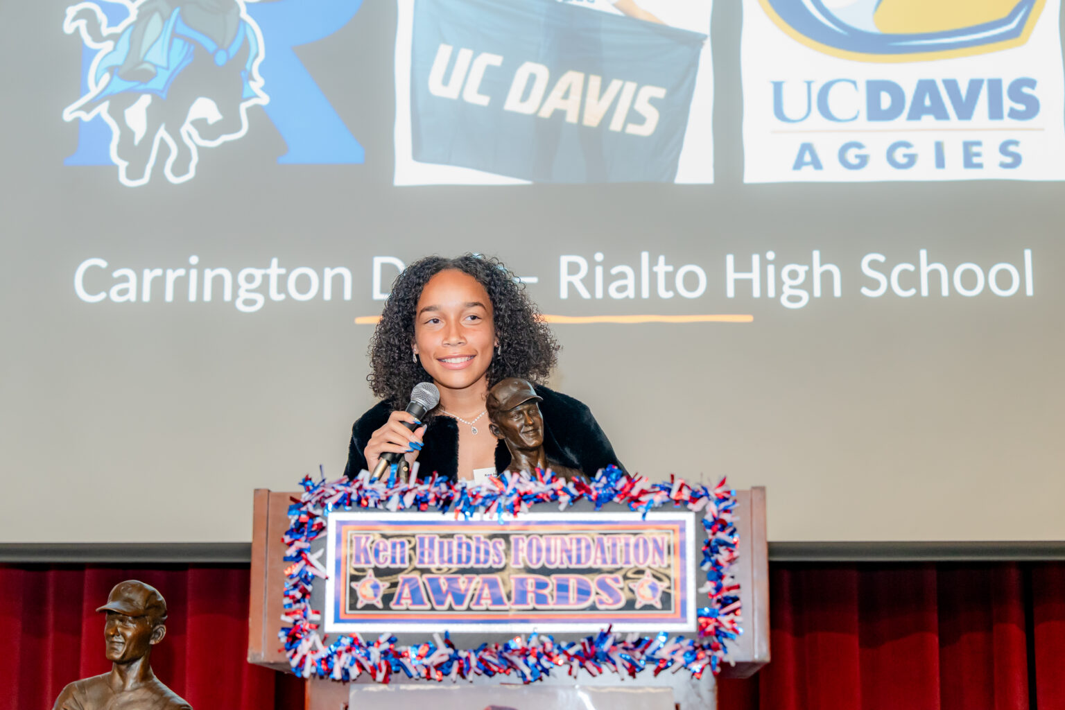 Rialto High’s Carrington Davis Named 2025 Ken Hubbs Female Athlete of ...